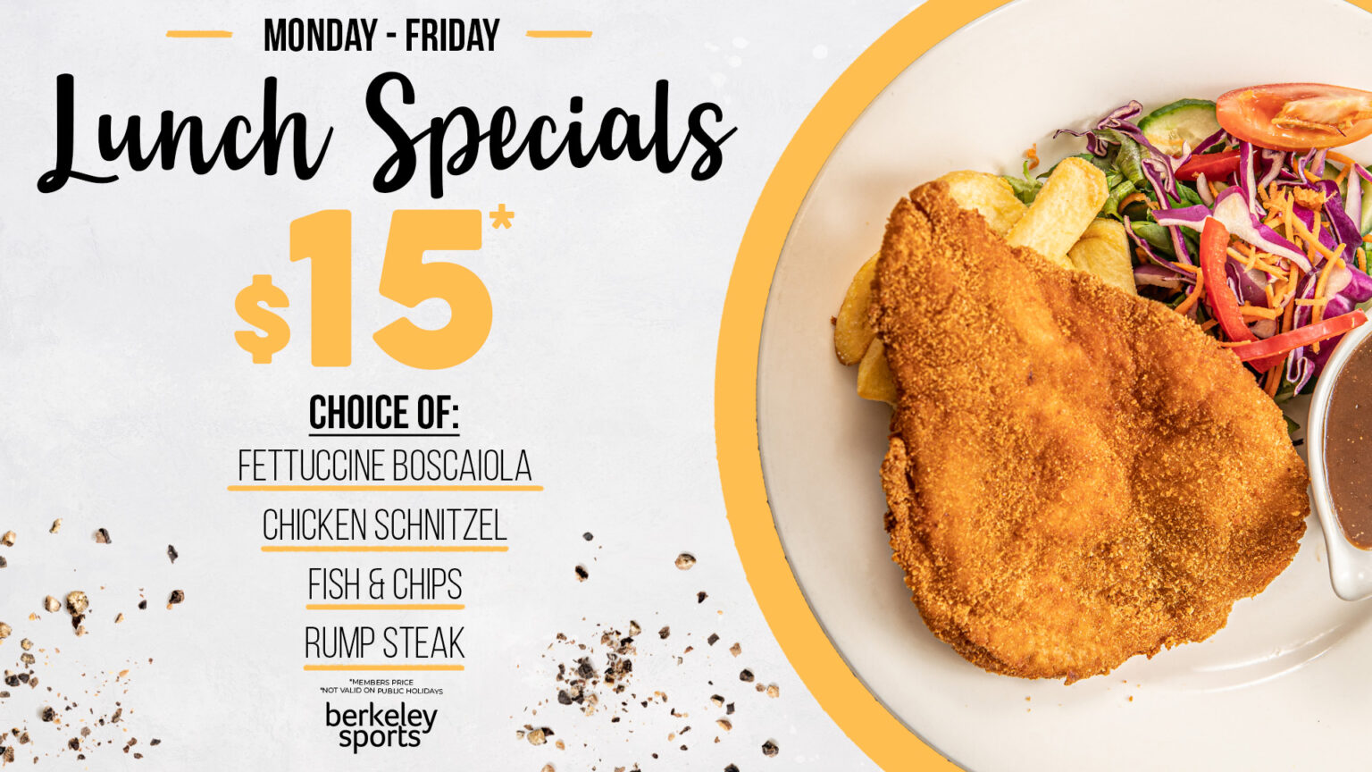 Food Specials - Easts Berkeley